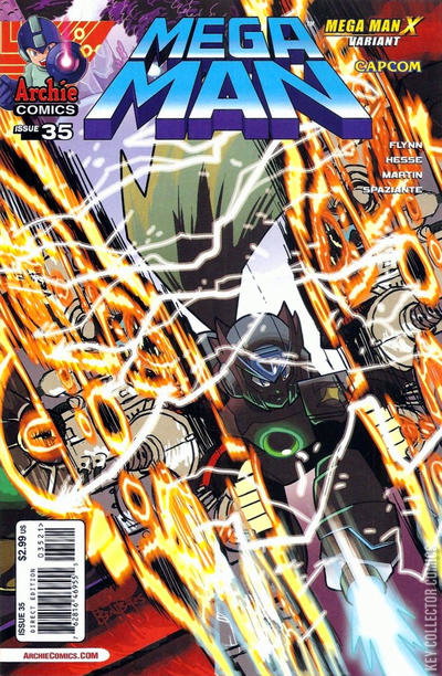 Mega Man #35 Variant Published March 2014 | Key Collec