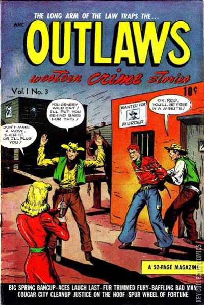 Outlaws #3 Published July 1948 | Key Collector Comics