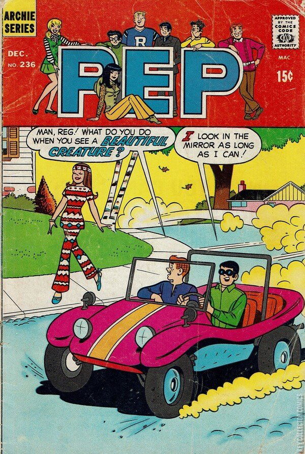 Pep Comics #236 Published December 1969 | Key Collector