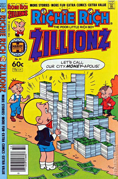 Richie Rich Zillionz #32 Published June 1982 | Key Coll