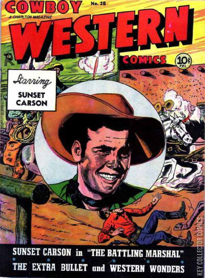 Cowboy Western Comics #28 Published June 1950 | Key Col