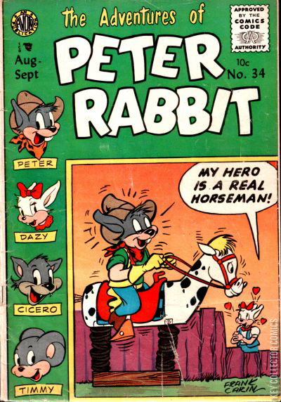 Peter Rabbit #34 Published September 1956 | Key Collect