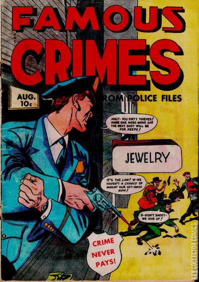 Famous Crimes #12 Published August 1949 | Key Collector