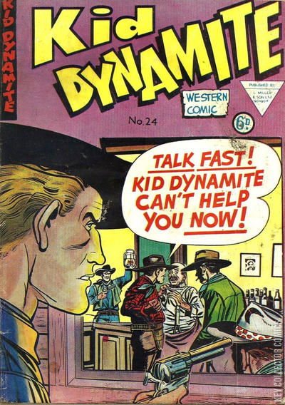 Kid Dynamite Western Comic #24 UK Edition Published January
