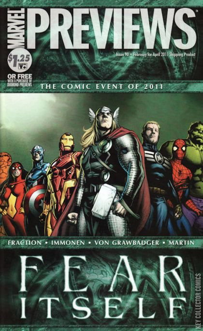 Marvel Previews #90 Published February 2011 | Key Colle