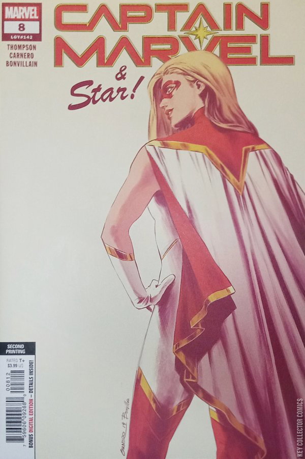 Captain Marvel #8 2nd Print Published July 2019 | Key