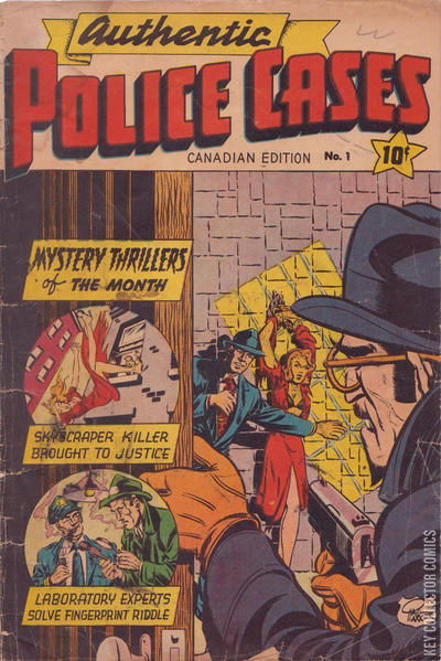 Authentic Police Cases #1 Published February 1948 | Key