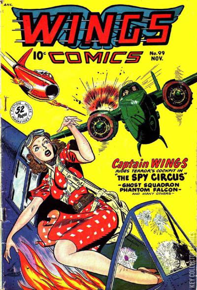 Wings Comics #99 Published November 1948 | Key Collecto