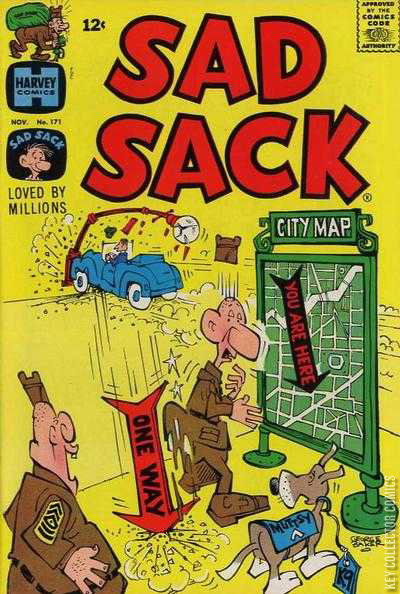Sad Sack Comics #171 Published December 1969 | Key Coll