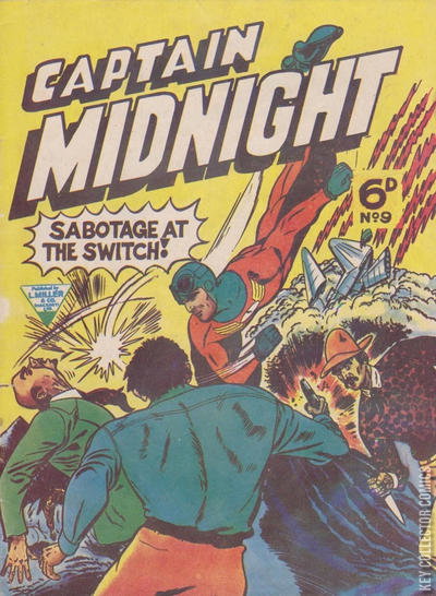Captain Midnight #9 UK Edition Published January 1962