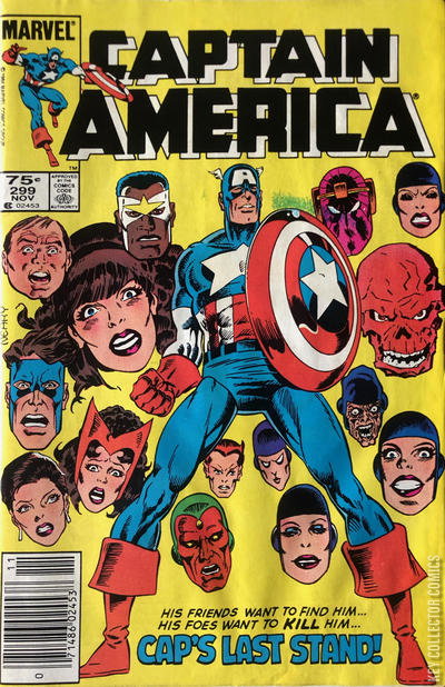 Captain America #299 Canadian Published November 1984