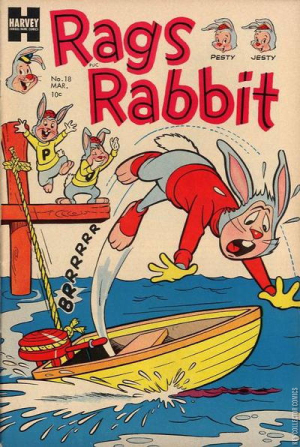 Rags Rabbit #18 Published March 1954 | Key Collector Comics