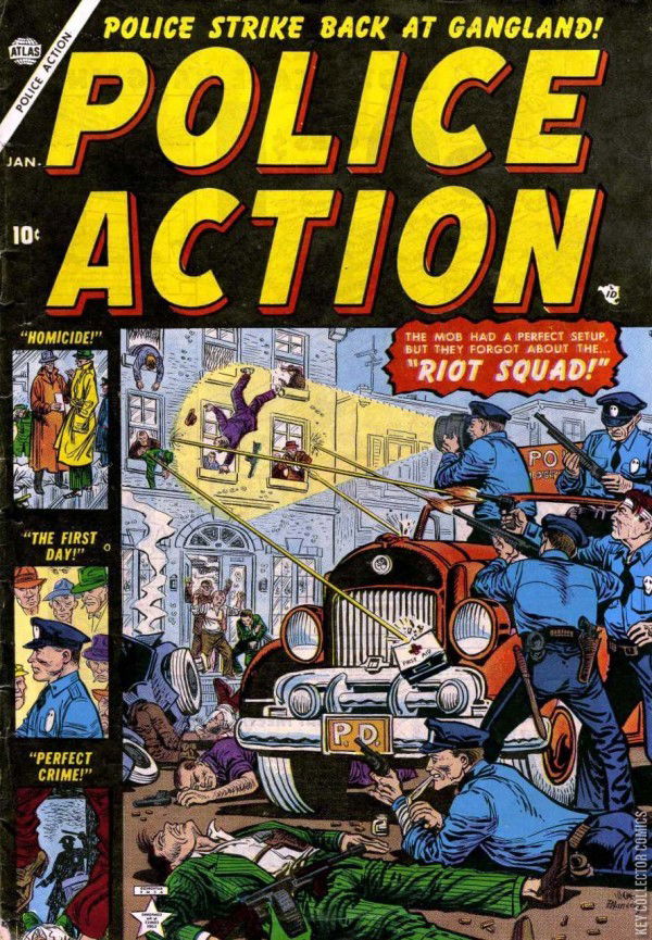 Police Action by Atlas | Key Collector Comics