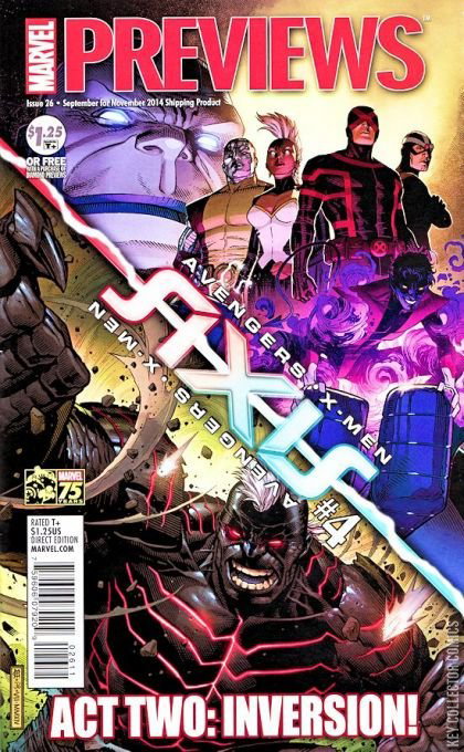Marvel Previews #26 Published August 2014 | Key Collect