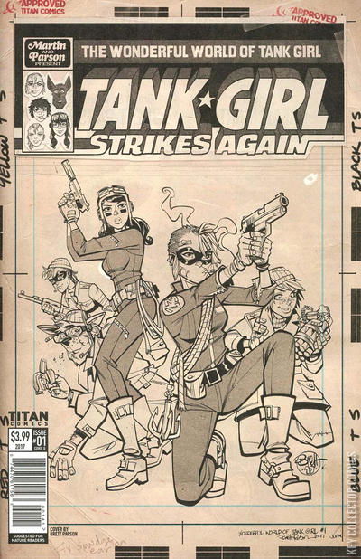Wonderful World of Tank Girl #1 Variant Published November