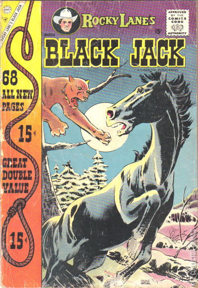 Rocky Lane's Black Jack #22 Published March 1958 | Key