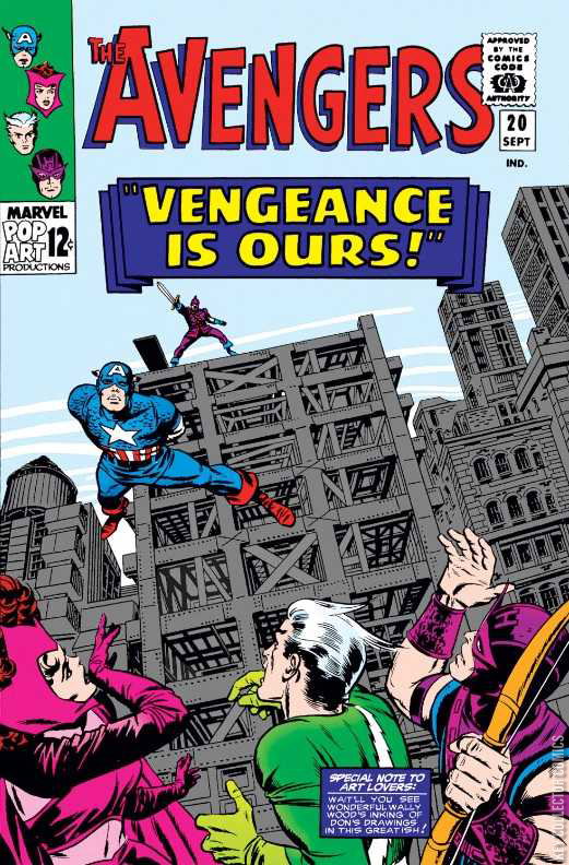 Avengers, The #20 Published September 1965 | Key Collec