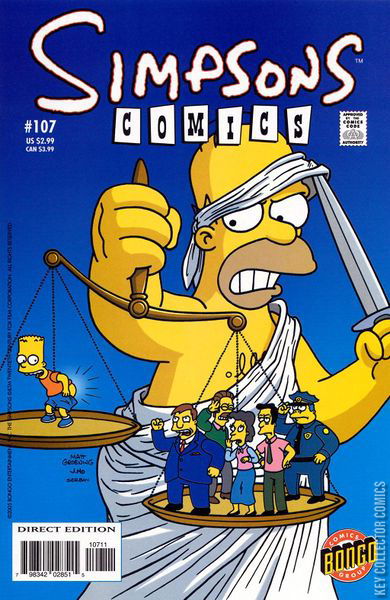 Simpsons Comics #107 Published June 2005 | Key Collecto