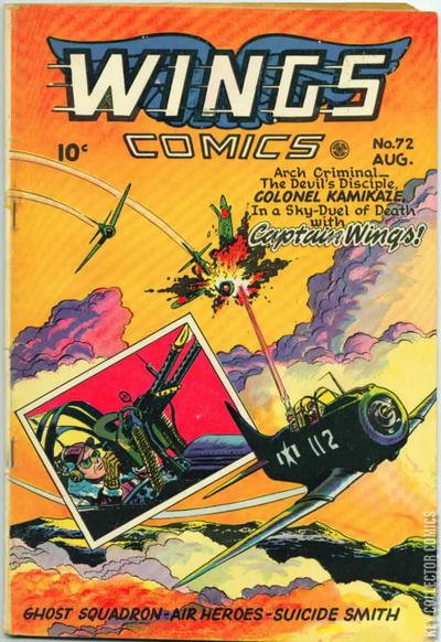 Wings Comics #72 Published August 1946 | Key Collector