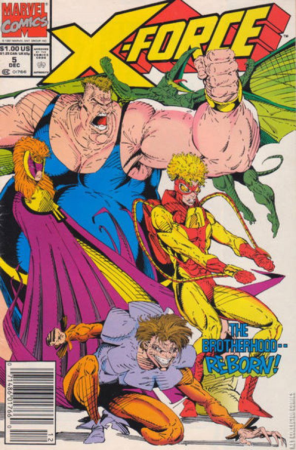 X-Force #5 Newsstand Published December 1991 | Key Col