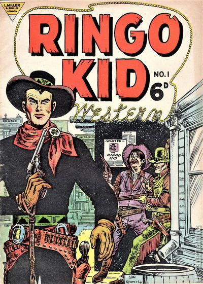 Ringo Kid Western #1 UK Edition Published January 1955
