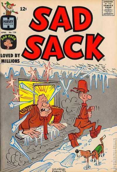 Sad Sack Comics #128 Published December 1969 | Key Coll