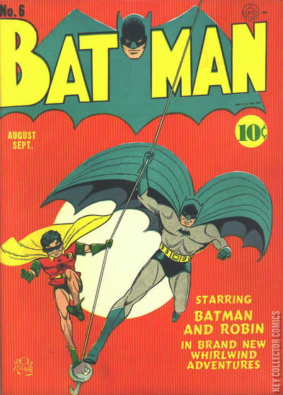 Batman #6 Published August 1941 | Key Collector Comics