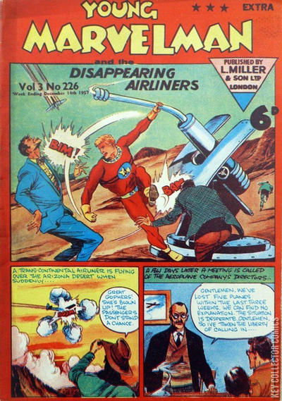 Young Marvelman #226 UK Edition Published December 195