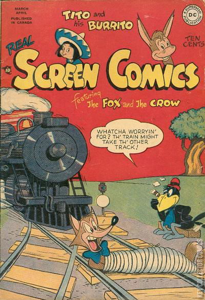 Real Screen Comics #16 Canadian Edition Published April 194