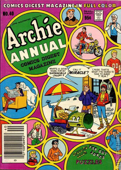 Archie Annual #40 Published January 1982 | Key Collecto
