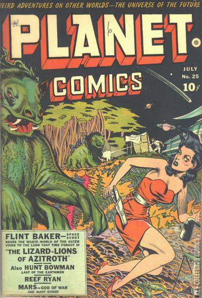 Planet Comics #25 Published July 1943 | Key Collector Comics