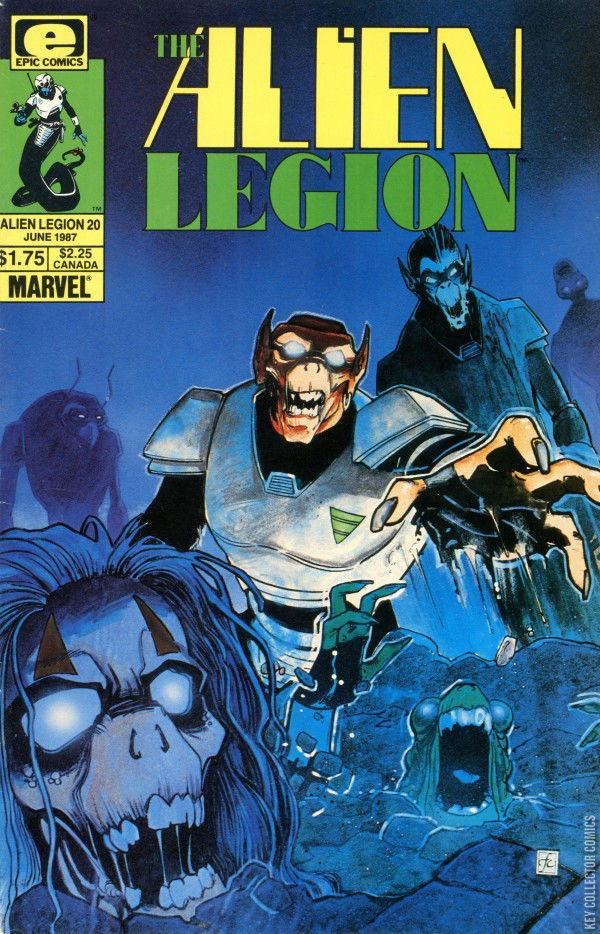 The Alien Legion #20 Published June 1987 | Key Collecto