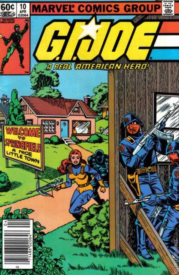 G.I. Joe: A Real American Hero #10 Newsstand Published Apri