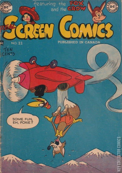 Real Screen Comics #22 Canadian Published January 1948
