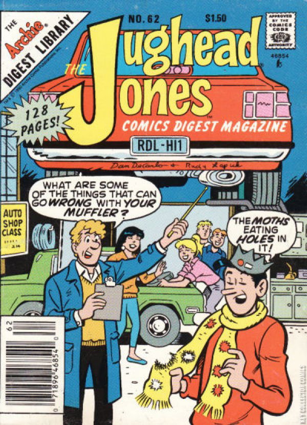 The Jughead Jones Comics Digest Magazine #62 Published April