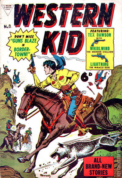 Western Kid #8 UK Edition Published January 1956 | Key