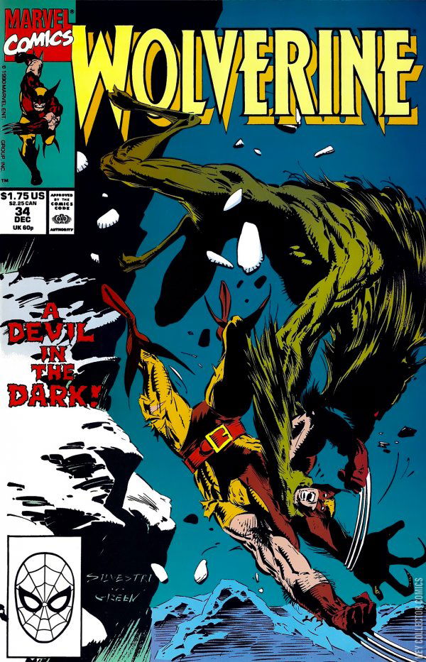 Wolverine #34 Published December 1990 | Key Collector Comics