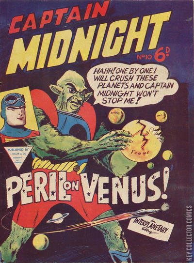 Captain Midnight #10 Published January 1962 | Key Coll