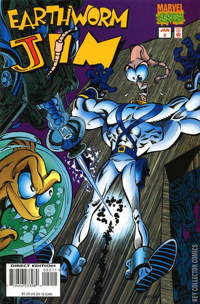 Earthworm Jim #2 Published January 1996 | Key Collector