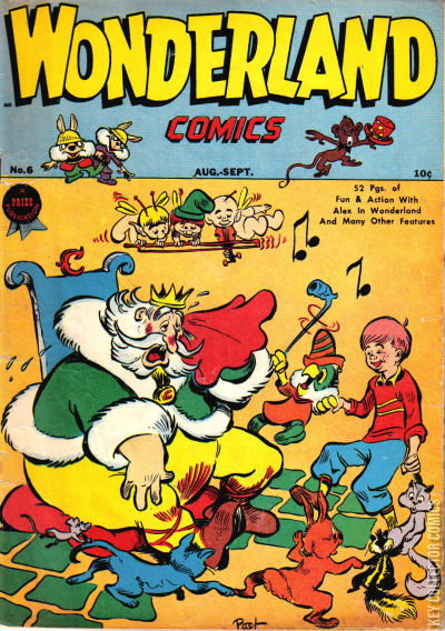 Wonderland Comics #6 Published September 1946 | Key Col
