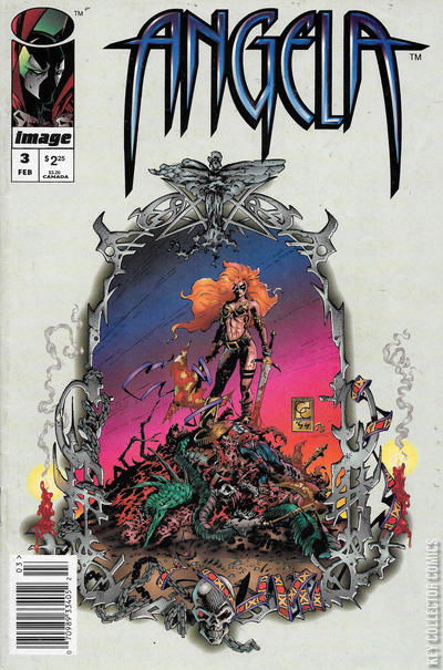 Angela #3 Newsstand Published February 1995 | Key Coll