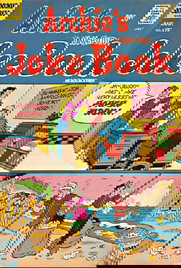 Archie's Joke Book Magazine #175 Published August 1972