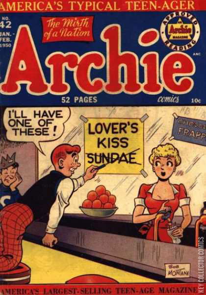 Archie Comics #42 Published January 1950 | Key Collecto