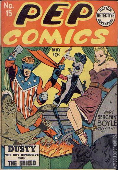 Pep Comics #15 Published May 1941 | Key Collector Comics