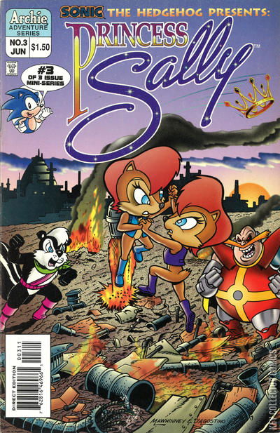 Sonic the Hedgehog Presents Princess Sally #3 Published June
