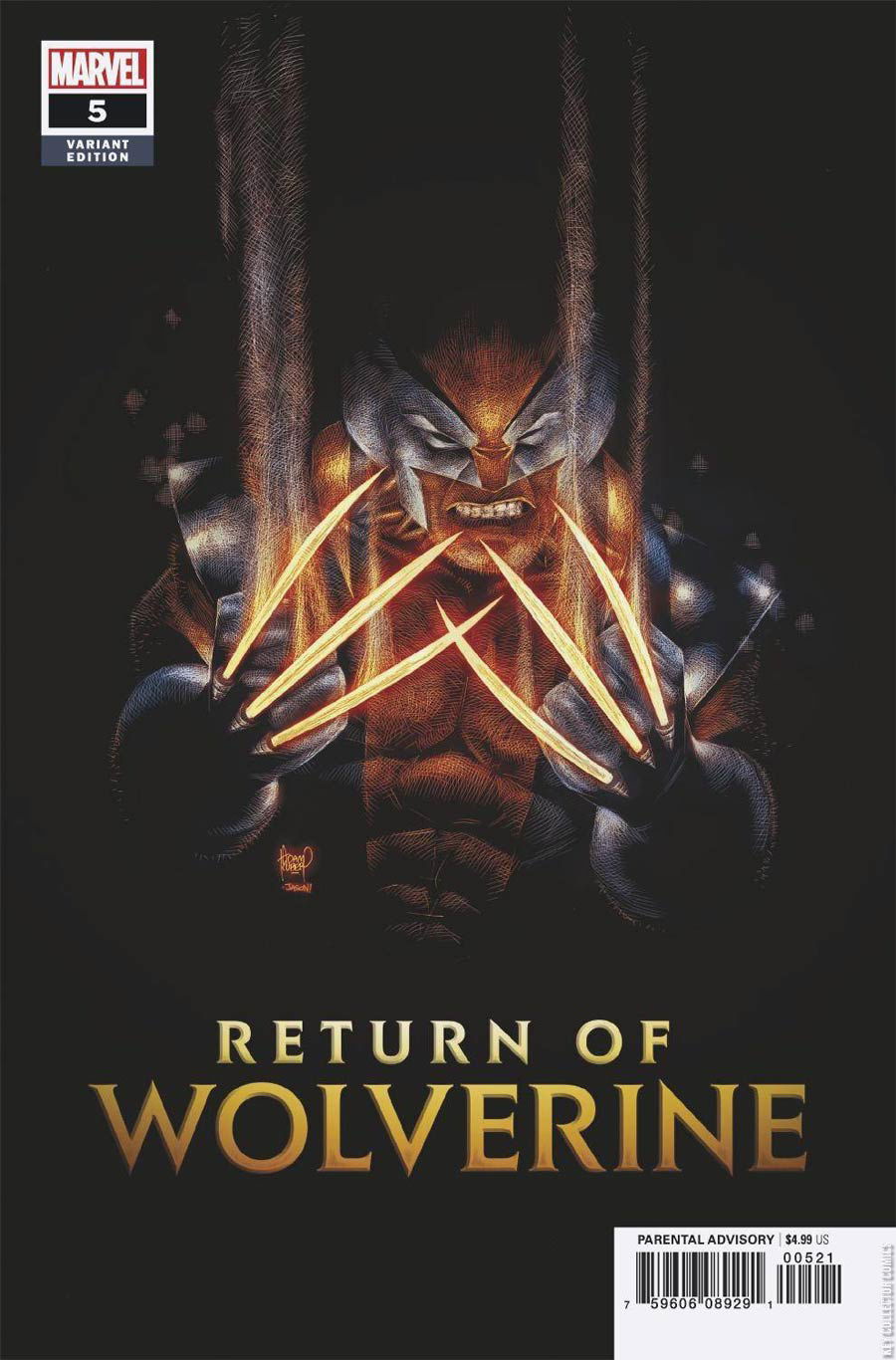 Return of Wolverine #5 Variant Published February 2019