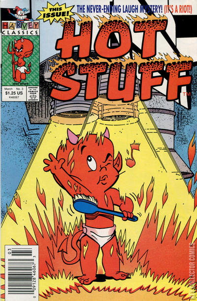 Hot Stuff #3 Newsstand Published March 1992 | Key Coll