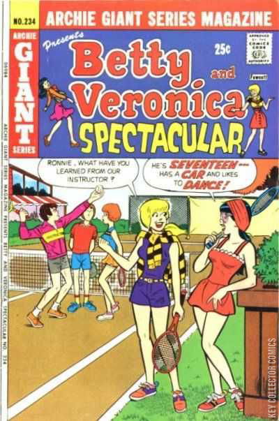 Archie Giant Series Magazine #234 Published June 1975