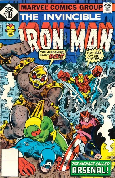 Iron Man #114 Whitman Published September 1978 | Key C