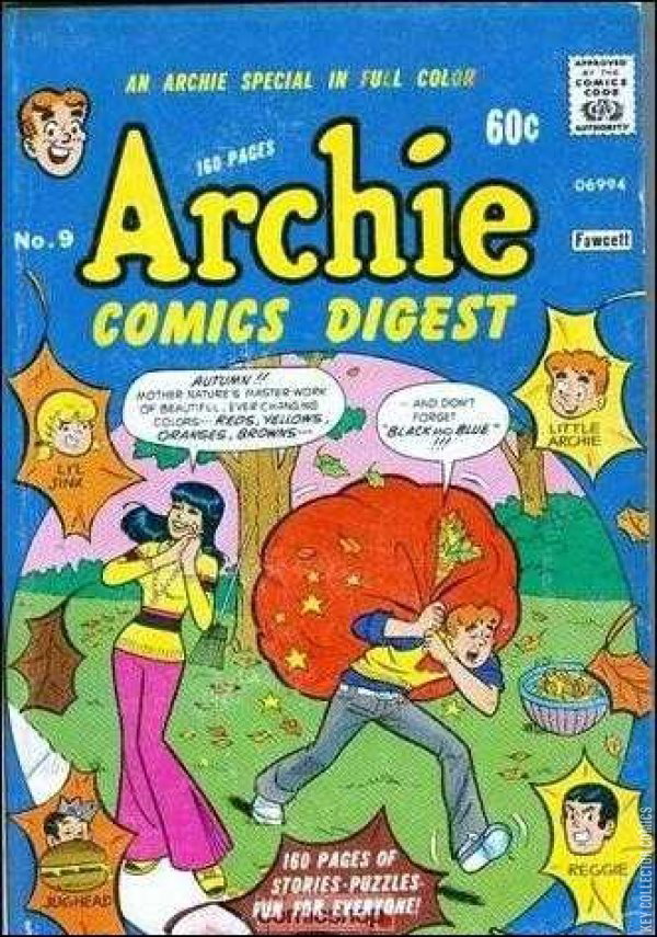 Archie Comics Digest #9 Published December 1974 | Key C